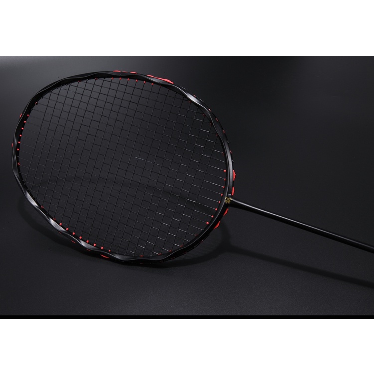 ไม้แบดมินตันNew Secial Wave Hem Flowers Frame Badminton Rackets Full ...
