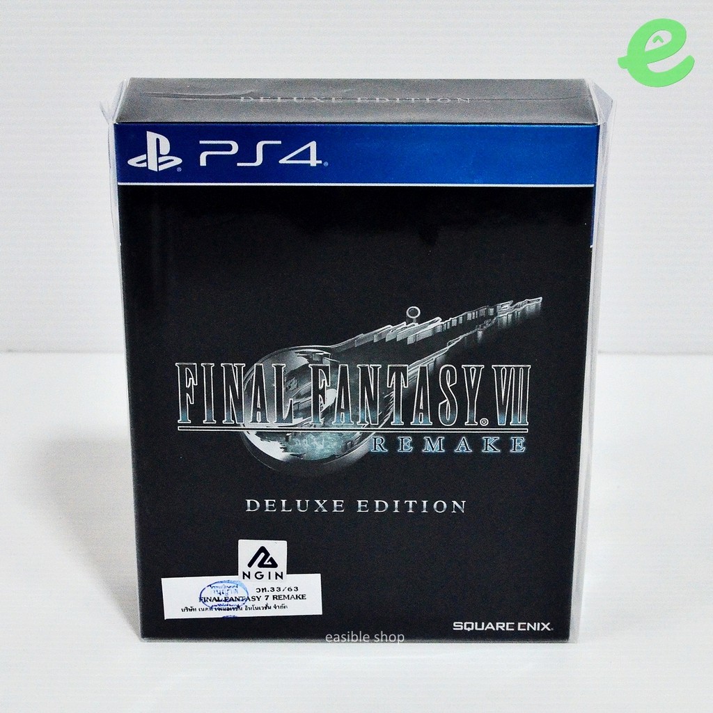 [พร้อมส่ง][มือหนึ่ง][PS4][Z3/EN] FINAL FANTASY VII REMAKE DELUXE EDITION - wisrat - ThaiPick