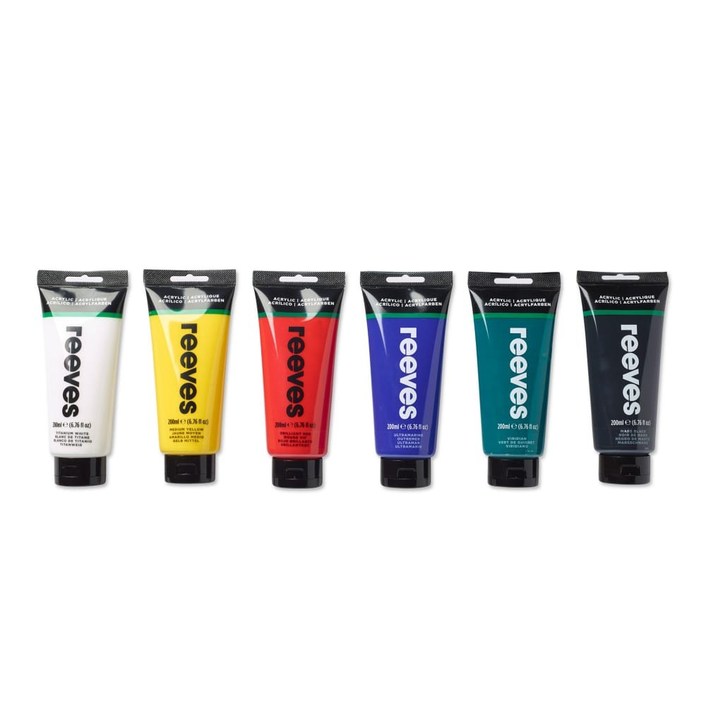 สีอะครีลิค Reeves (200 Ml.) Reeves Acrylic Paint 200ml | Shopee Thailand