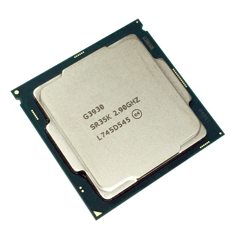 G3930 โปรเซสเซอร์ CPU และแผ่นความร้อน LGA 1151 2.9 GHz Dual-Core Dual-Thread CPU Processor 2M ...