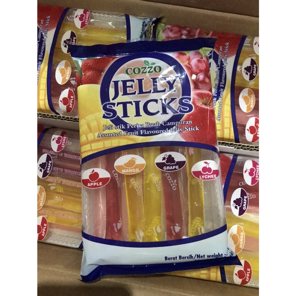 Cozz Pudding stick Jelly พุดดิ้ง โยเกริ์ตผลไม้รวมแบบแท่ง เยลลี่ ขนมเยล ...