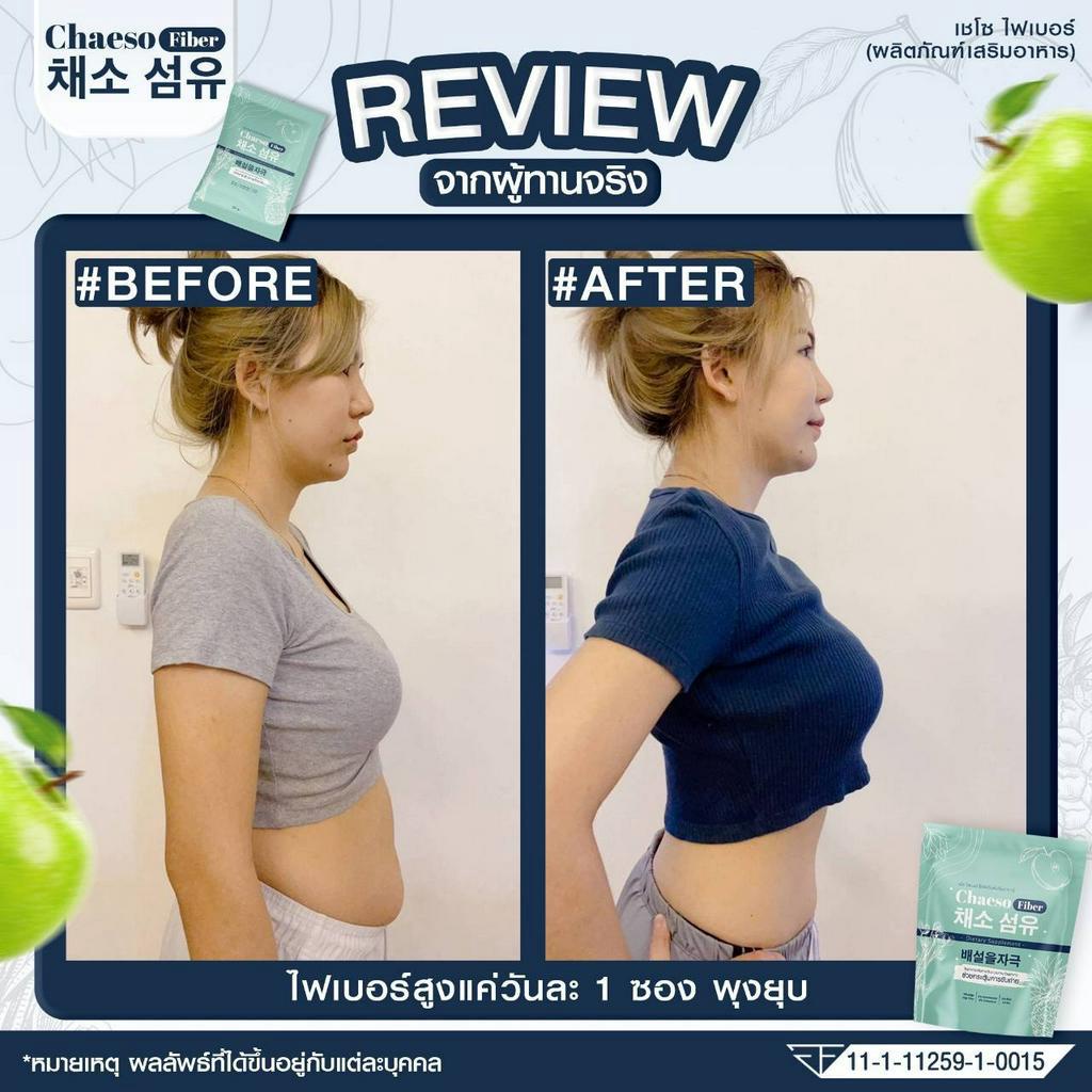 แพ็ค3แถม1 Chaeso Fiber Detox เชโซ ดีท็อกซ์ ไฟเบอร์ เบิร์นไขมัน คุมหิว ...