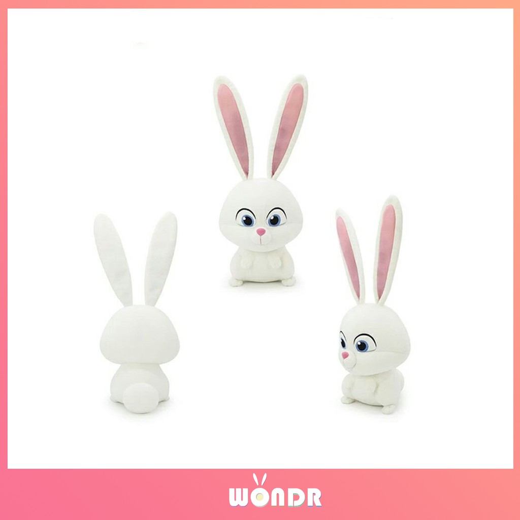 ตุ๊กตากระต่าย SNOWBALL ( The Secret Life of Pets ) 10"นิ้ว ลิขสิทธิ์แท้ ...