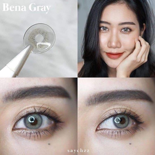 คอนแทคเลนส์ ขนาดมินิ Gray Bena (Kitty kawaii) - bigeyebybellies - ThaiPick