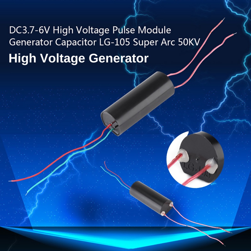 DC 3.7V-6V High Voltage Pulse Generator Output 50KV Super Arc Ignition ...