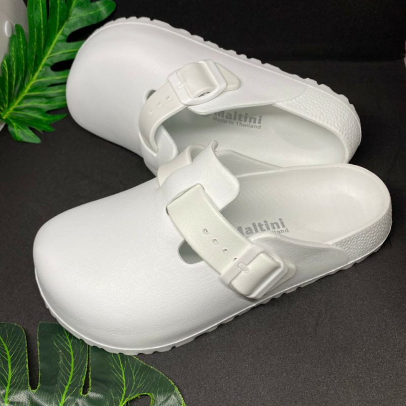 Maltini M441 รองเท้าแตะ แบบสวม รองเท้าหัวโต หุ้มหัว ป้องกันน้ำเข้าเท้า ...