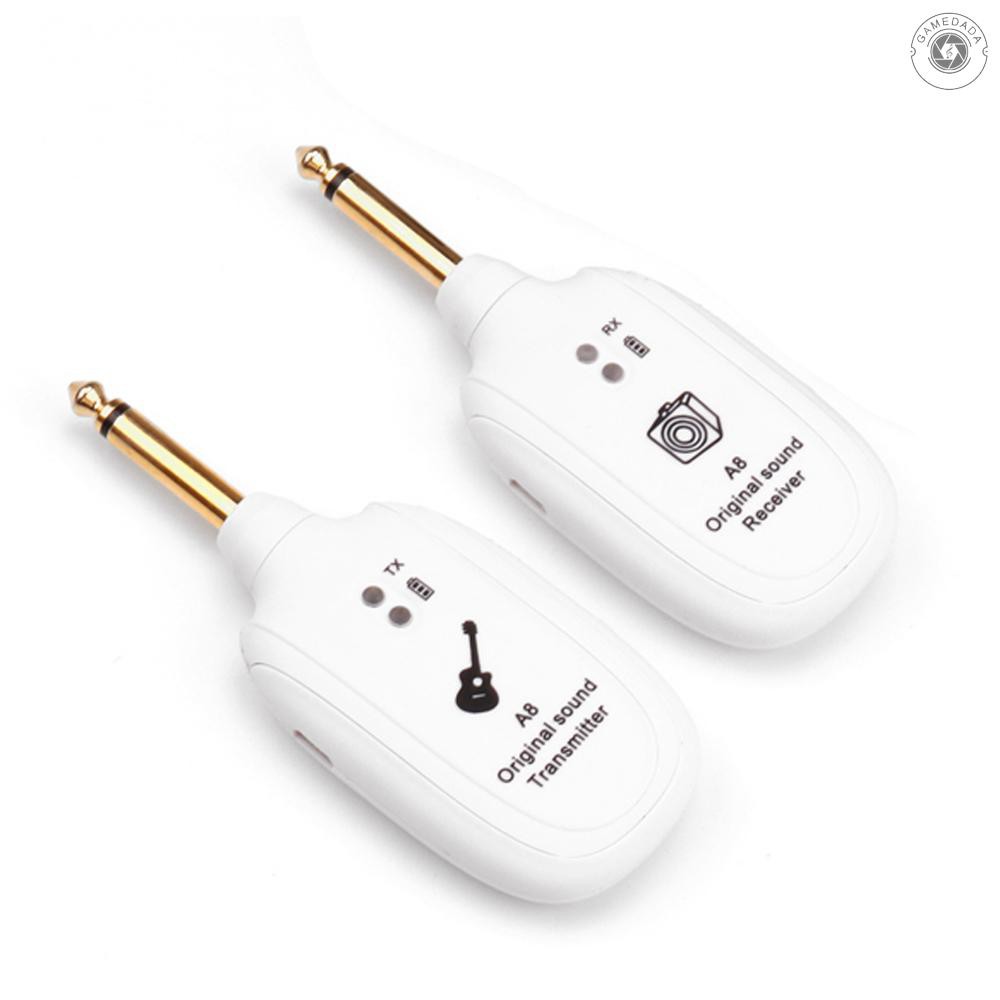 Nt A8 Uhf ตัวรับส่งสัญญาณกีตาร์ไร้สาย 730 Mhz 50 ม . สําหรับกีตาร์ไฟฟ้าเบสไวโอลิน - nicethings ...