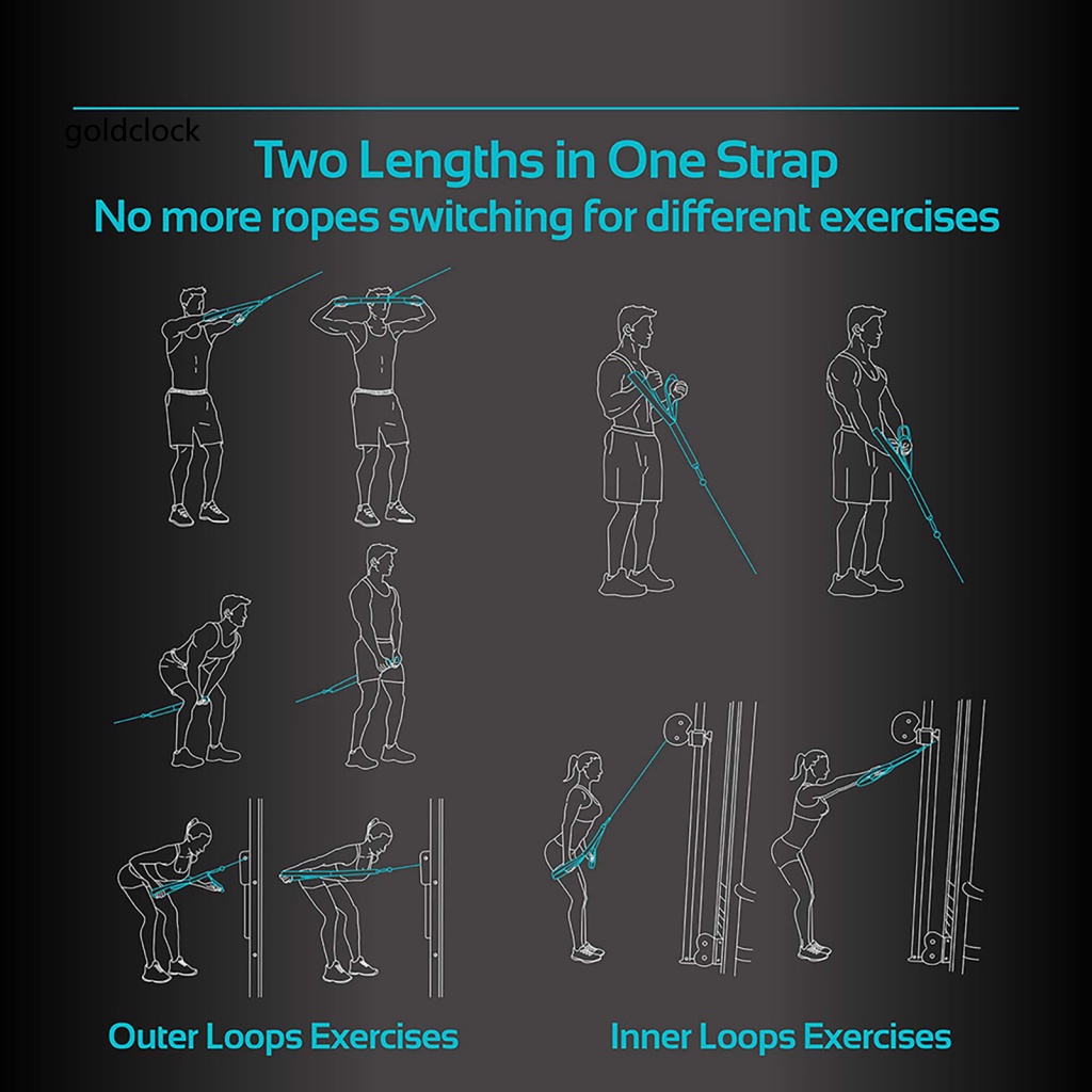 GD- Polyester Shaping Pull Rope Tricep Hand Gripper Band Sturdy Webbing ...