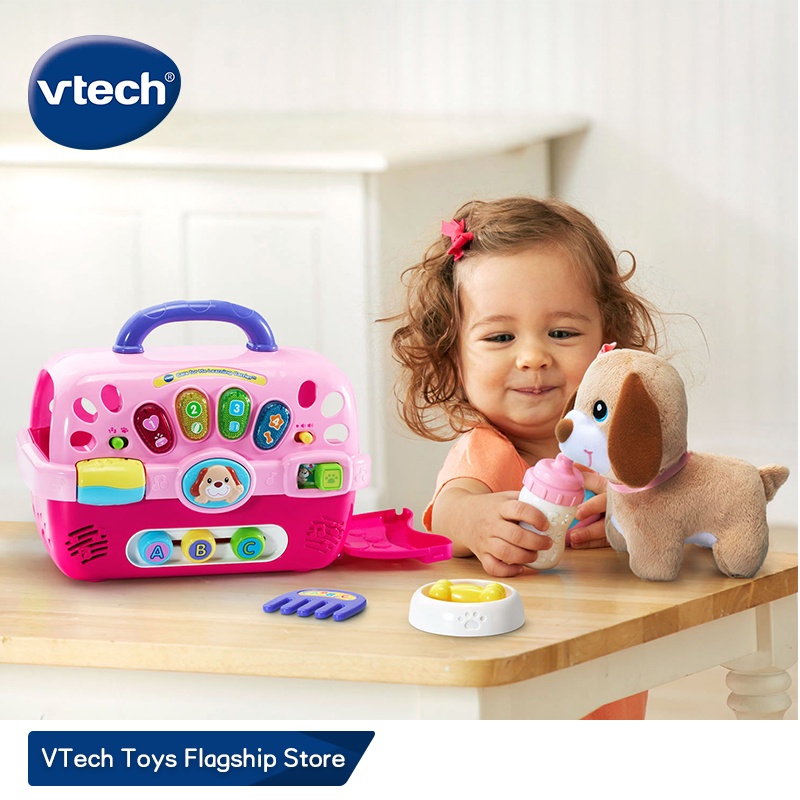 VTech Care for me learning carrier with Plush Dog Electronic Learning ...