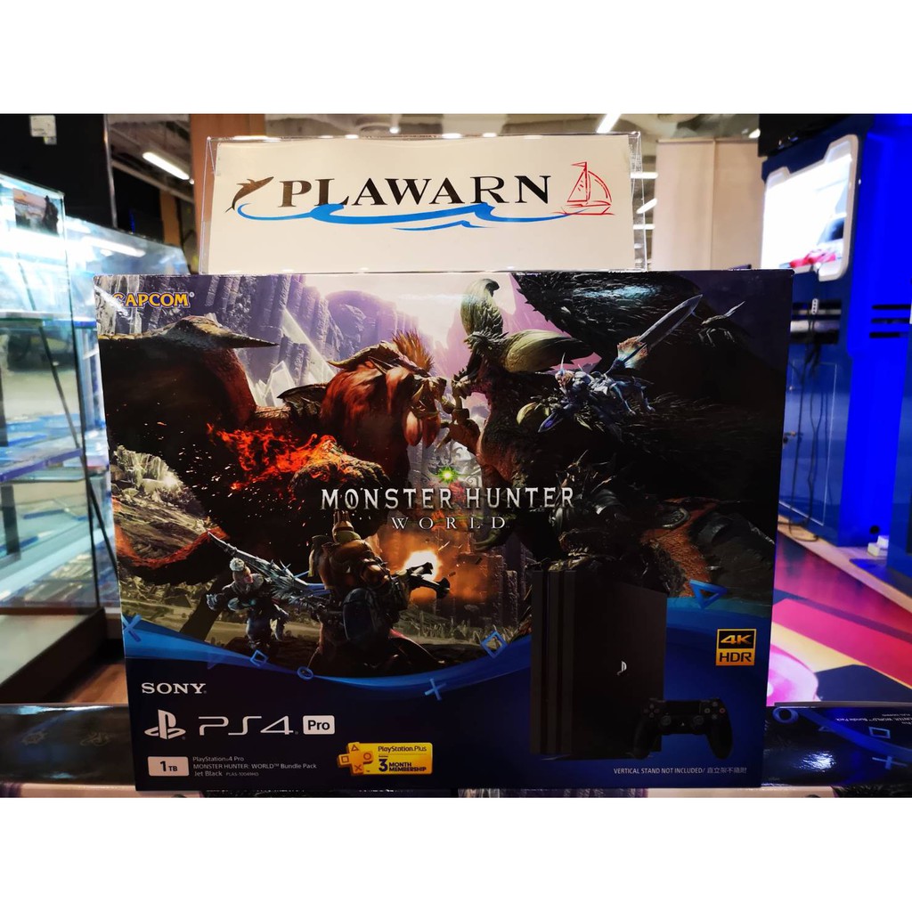 เครื่อง PLAYSTATION 4 PRO MONSTER HUNTER WORLD BUNDLE PACK | Shopee ...
