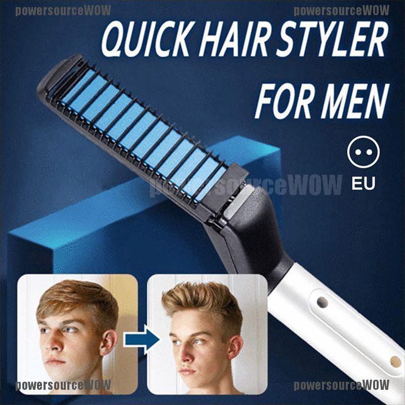 Professional Electric Men'S Heat Hair Style Ceramic Curler Straightener ...
