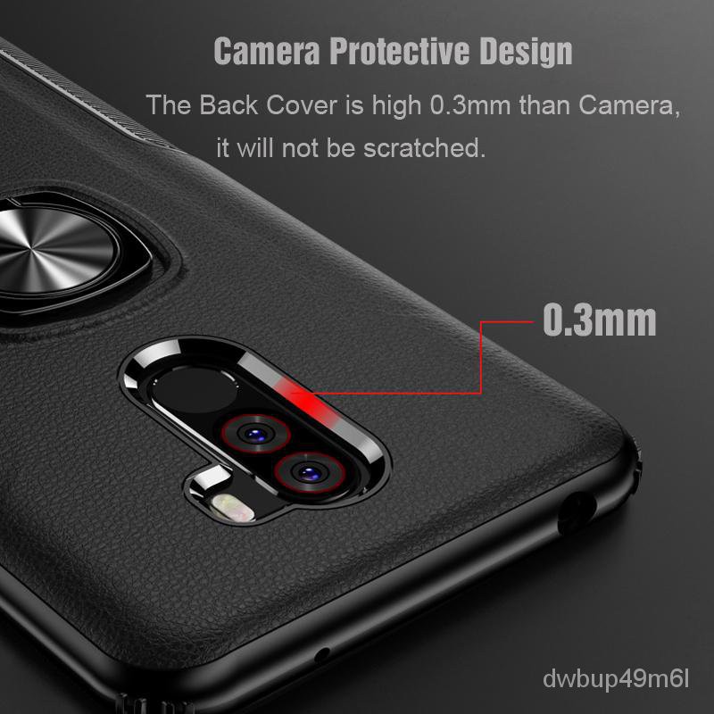 ขายดี Xiaomi pocophone F1 กรณีโทรศัพท์ซิลิโคนขอบและฮาร์ดกลับ PC กัน ...