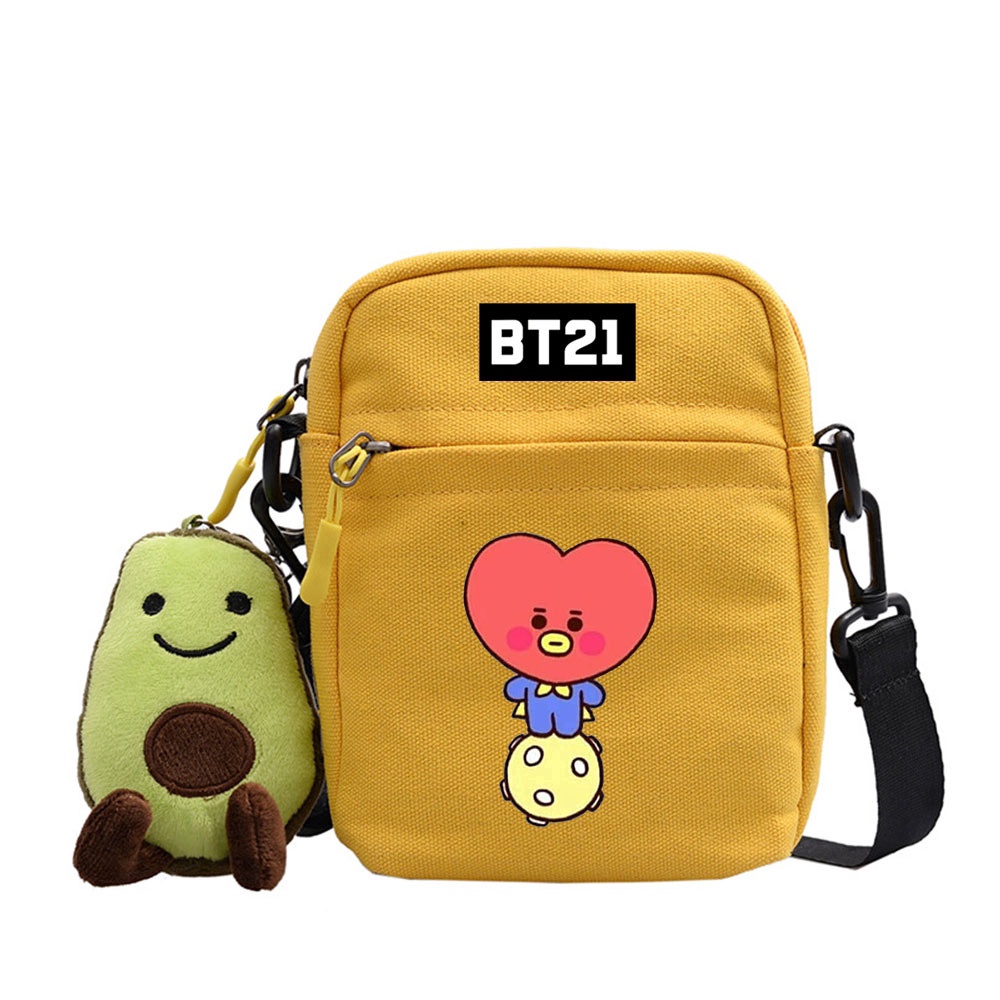 BTS bag BTS bag around BTS shoulder bag cartoon cute messenger bag ...