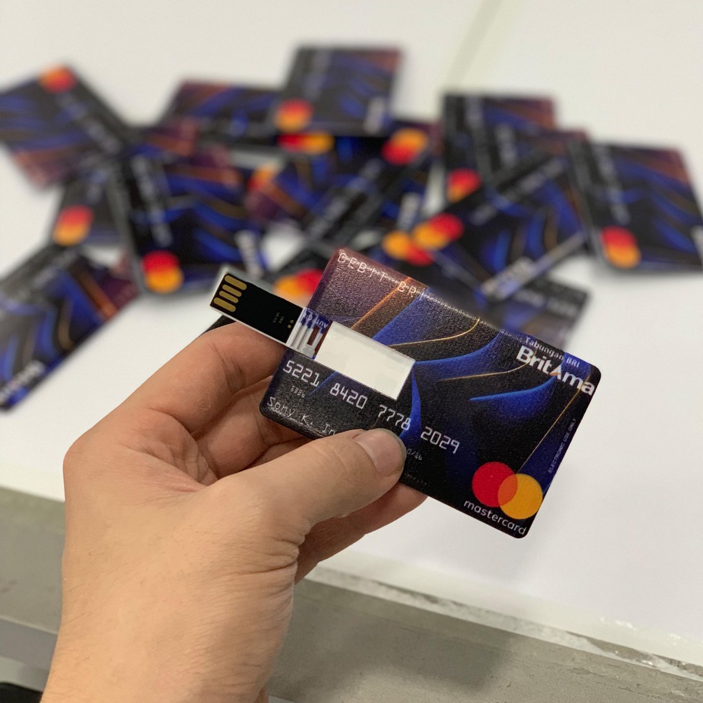 แฟลชไดรฟ์ USB 1 ด้าน 32GB ATM Card พิมพ์ลายสําหรับการ์ด - johan_carter ...