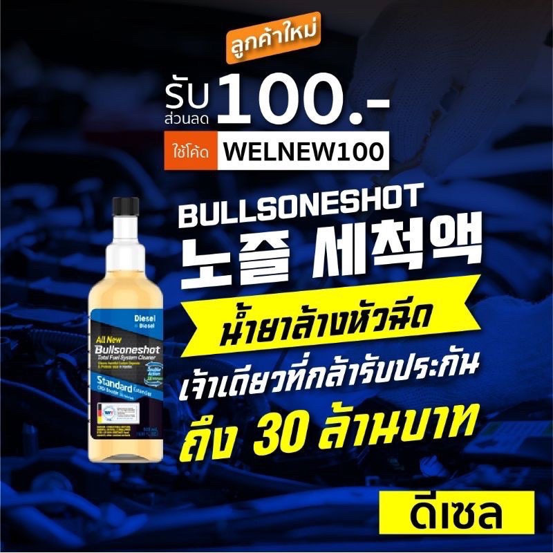 Bullsone shot น้ำมันล้างหัวฉีดดีเซล รับประกันความเสียหาย 30 ล้านบาท ...
