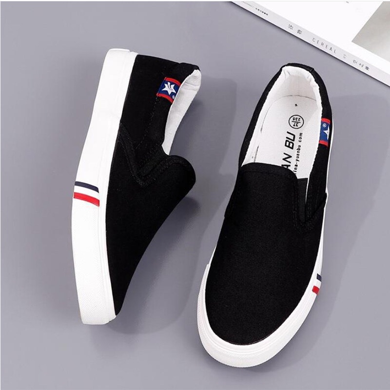 LH SHOESรองเท้ากีฬาผู้ชาย สีดำล้วน สไตล์เรียบๆ พร้อมส่งในไทย รองเท้า ...