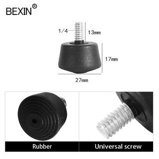 Rubber Camera monopod tripod foot pads 3/8 & M8 &1/4 inch anti slip ...