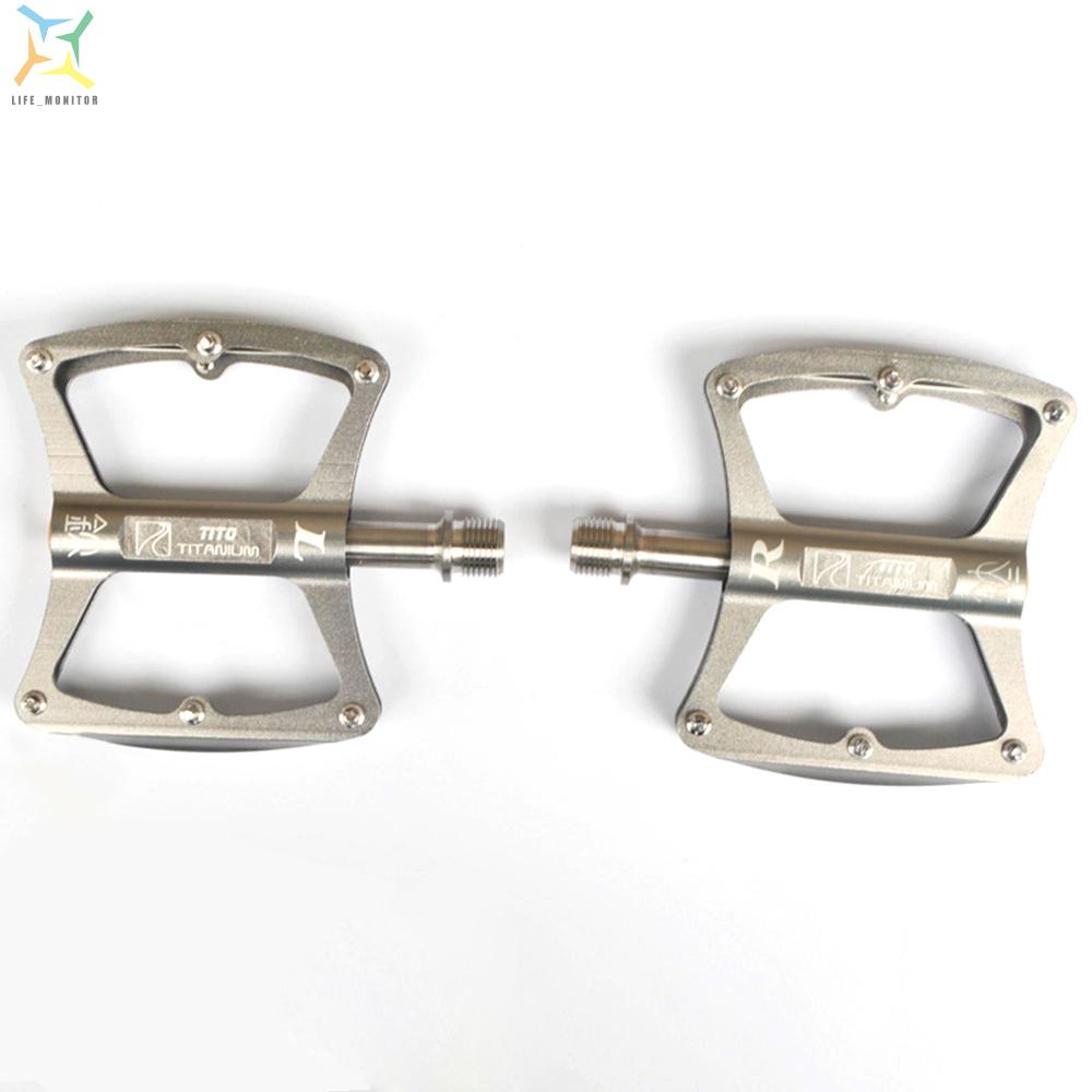 [life]Titanium Alloy Bike Pedals Ultra Light Mountain Bicycle Pedals ...