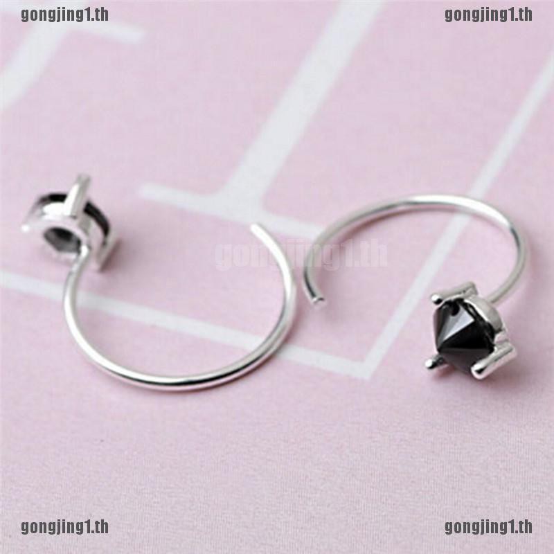 COD Women Crystal Rhinestone Earrings Ear Clip Stud Earrings Charms ...