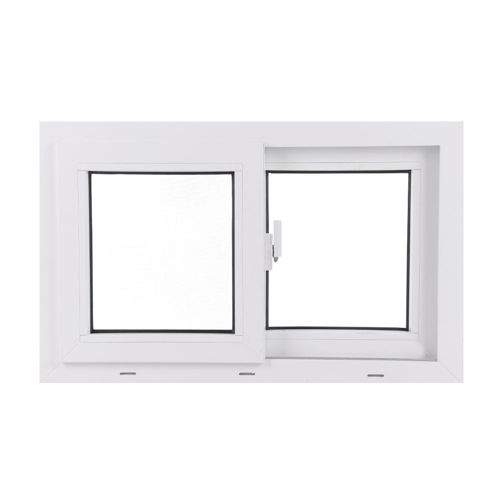 WINDOW UPVC AZLE S-S 80x50cm. WHITE หน้าต่าง UPVC AZLE S-S มุ้ง 80x50 ...