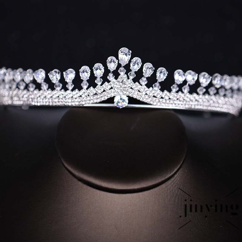 S Wind Rhinestone Queen zircon Crown Women Headpiece Ornaments Wedding ...