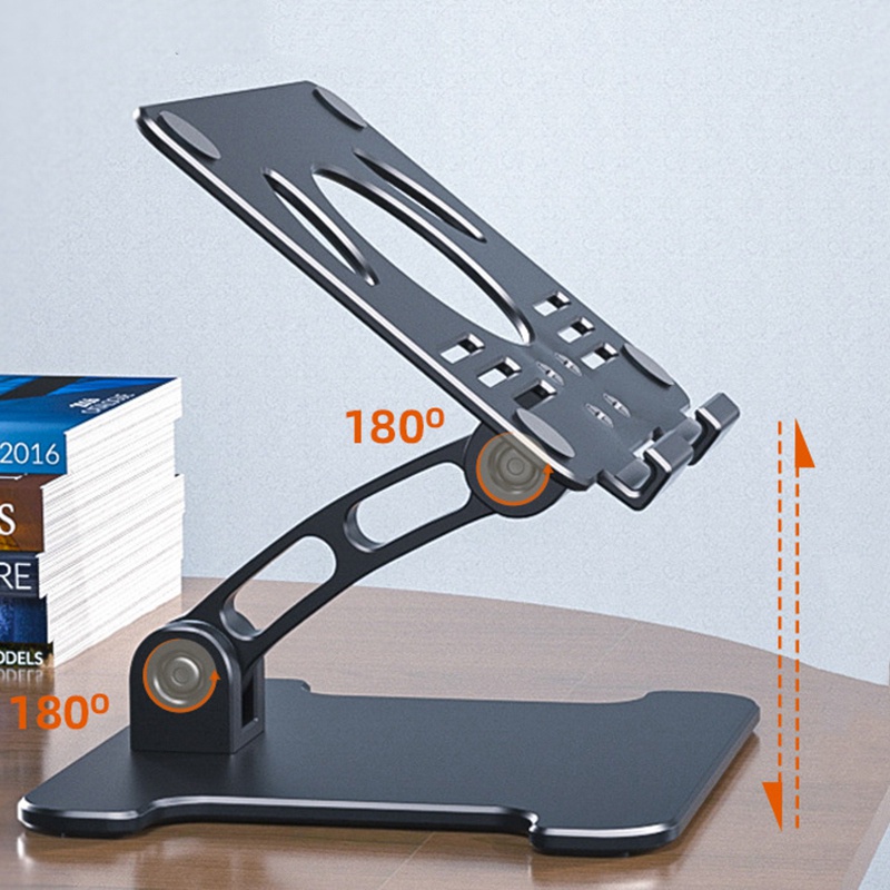☃Desktop Tablet Computer Stand with Dual Axis Design, Height/Angle ...