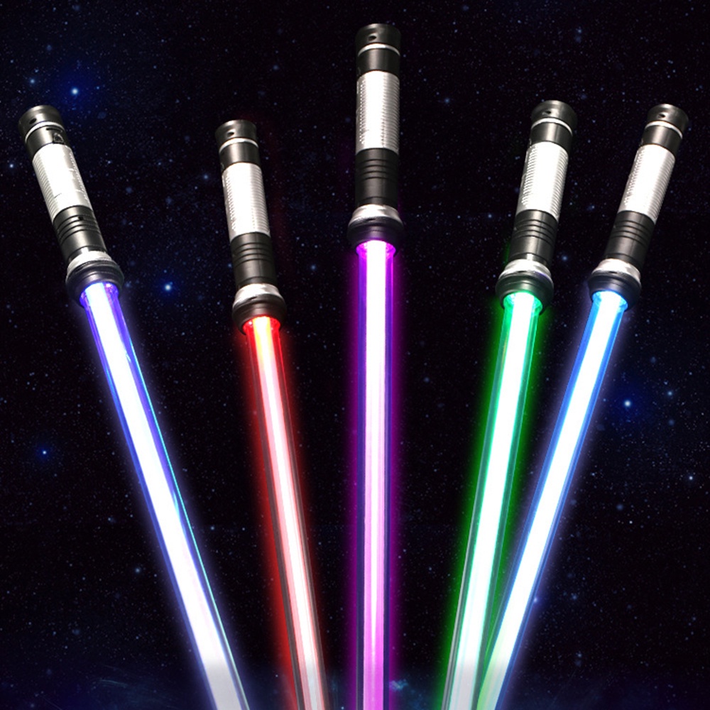 กระบี่Two-In-One Star Lightsaber Flashing Sword Toys Induction Color ...