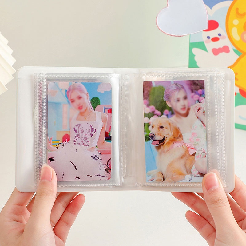 40 Grids Cards Photo Album Love Heart Storage Album Cartoon Printed ...