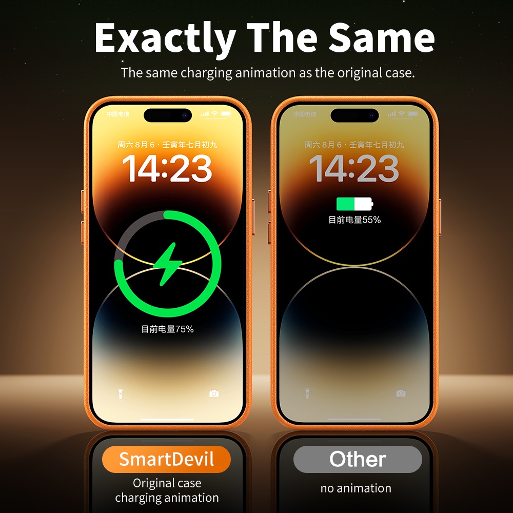 SmartDevil เคสโทรศัพท์มือถือหนัง กันเหงื่อ พร้อมซับใน สําหรับ For iPhone 14 Pro Max 14 Pro 14 ...