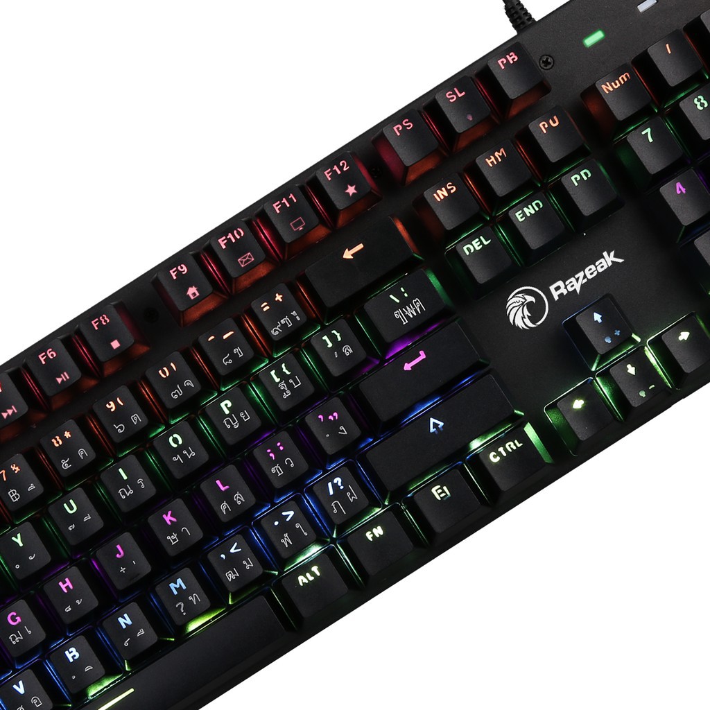[COD]แป้นพิมพ์a⊙☍☽คีบอร์ดเกมมิ่ง Razeak RK-X14 Semi-Mechanical Keyboard ...