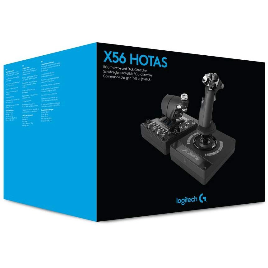 Logitech X56 Hotas จอยคันโยก สำหรับเกมเครื่องบิน ยานอวกาศ - smiletiny ...