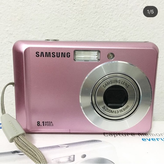 กล้องดิจิตอล Samsung ES10 สีชมพู | Shopee Thailand