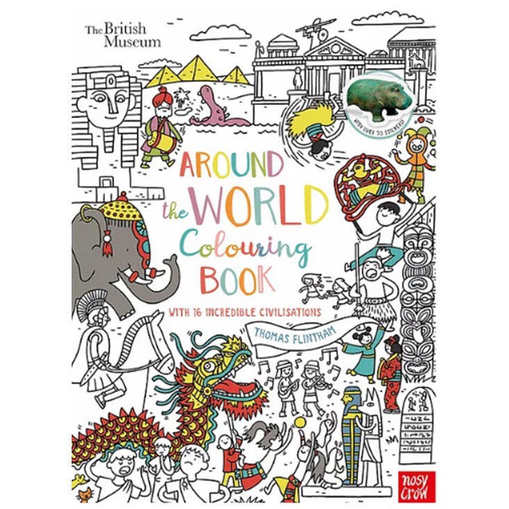 หนังสือต่างประเทศ AROUND THE WORLD COLOURING BOOK - senghobookstore ...