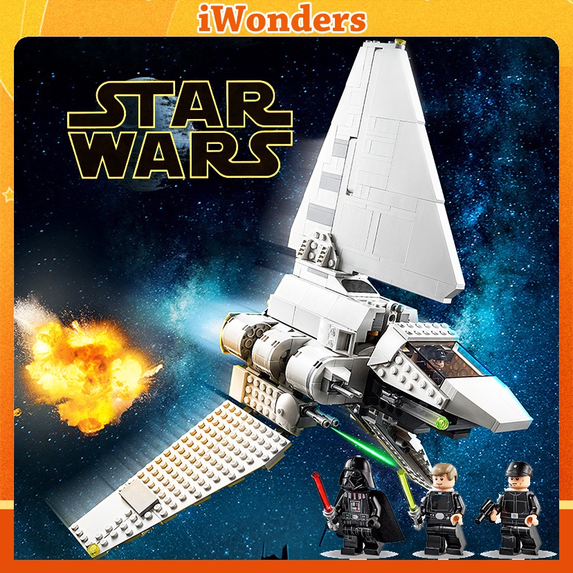 Star Wars Building Blocks Lego Imperial Shuttle MOC Darth Vader ...
