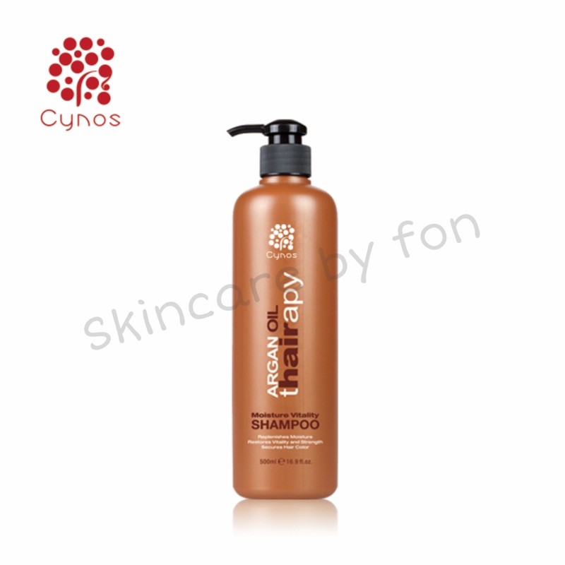 Shampoo 1000 ml. Cynos Argan Oil Thairapy Moisture Vitality Shampoo ...