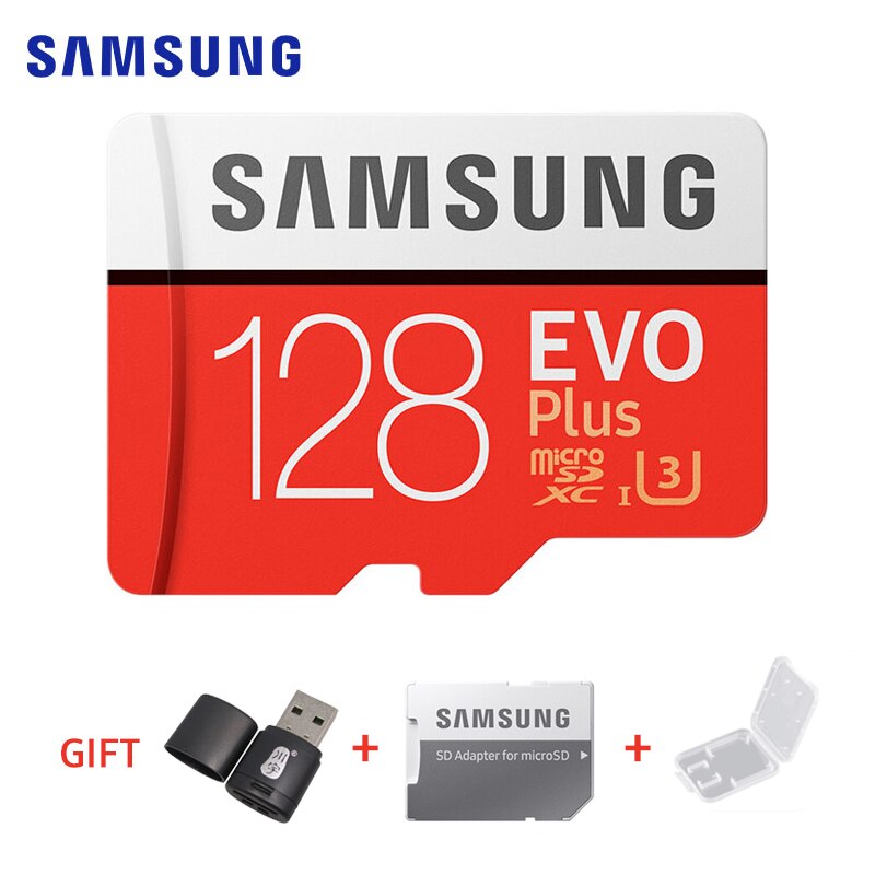 SAMSUNG Memory Card EVO Plus 4K Ultra HD Micro SD 256GB 128G 64GB ...