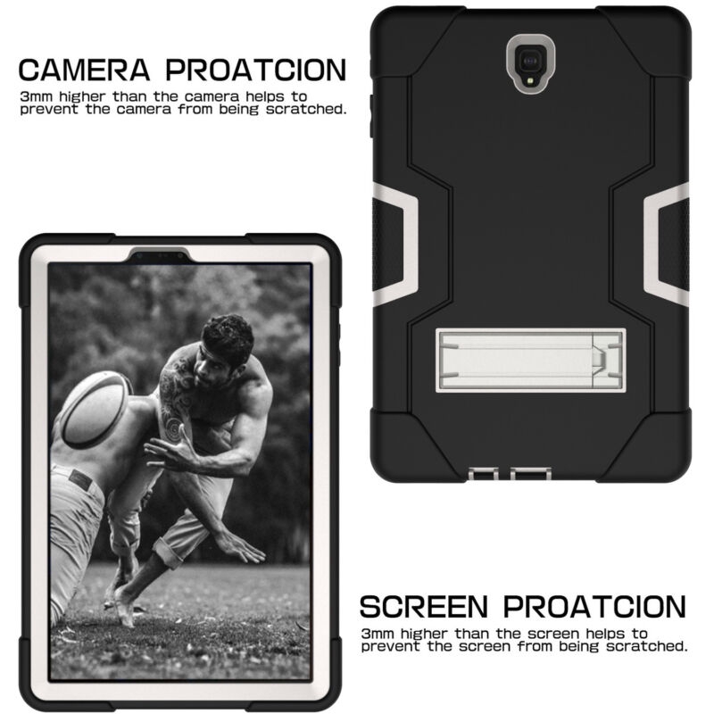 Shockproof Military Heavy Duty Rubber With Hard Stand Case Cover For ...