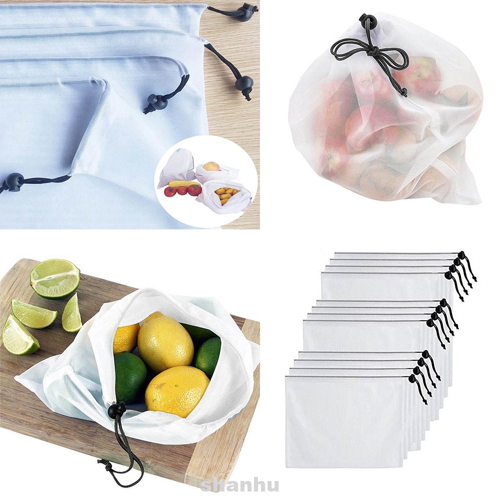 12pcs Drawstring Closure Heavy Duty Supermarket Carrying Holder ...
