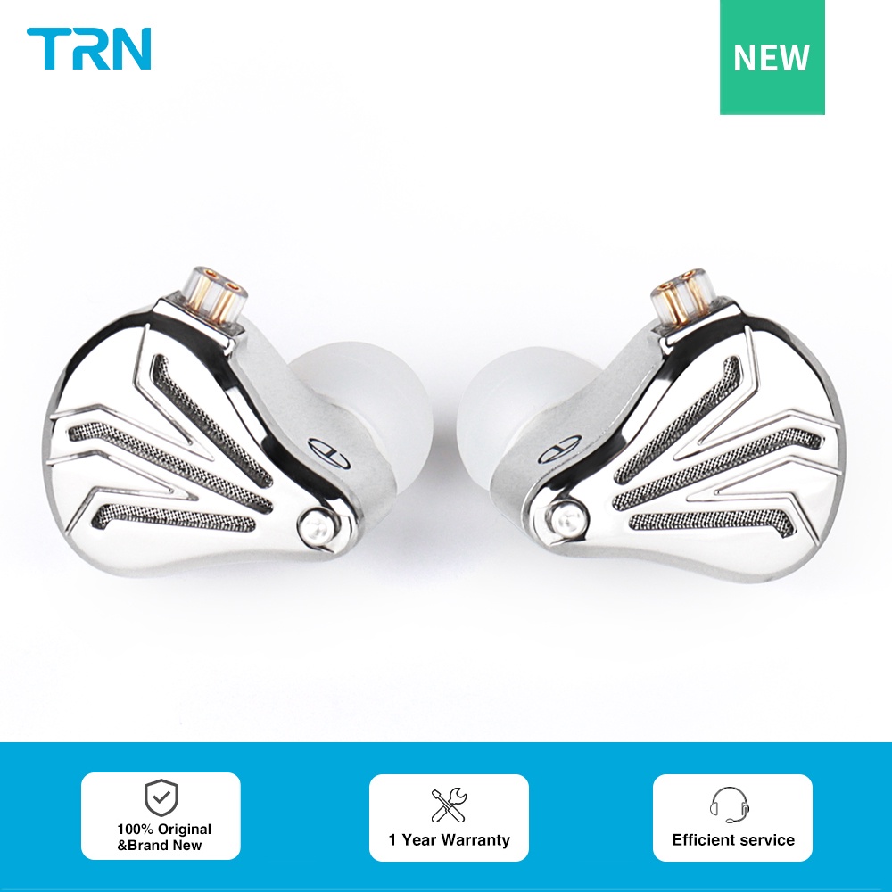TRN BAX BA1DD2EST Tribrid Metal In Ear Earphone IEM HIFI DJ Monitor ...