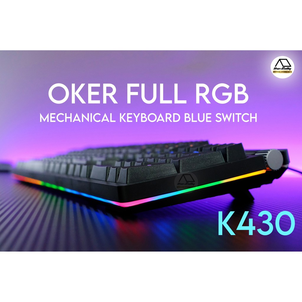 มีของแถมคีย์บอร์ดบลูสวิตช์แท้ ไฟFull RGB ไฟรอบตัว ปรับไฟได้ทุกปุ่ม ...
