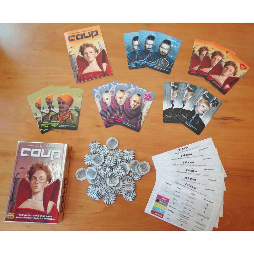 Coup คูป ภาคเสริม Coup Reformation Expansion (EN) Board game บอร์ดเกม ...