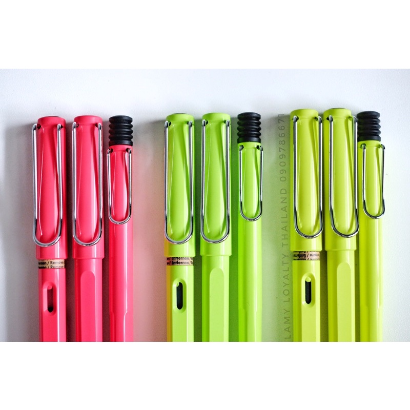 สีแซ่บๆของเเท้ พร้อมส่ง Lamy Safari Neon Limited (neon coral 2014 ...