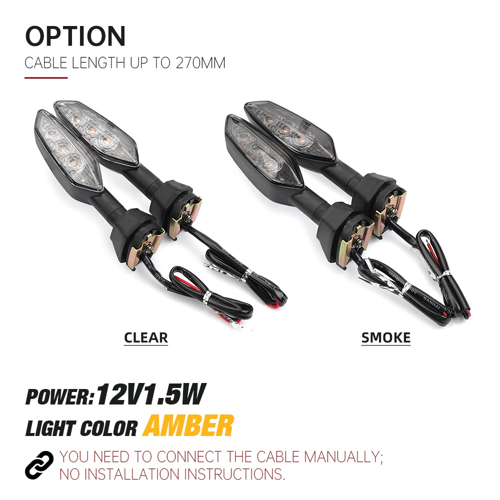 ราคาต่ำสุดLED Turn Signal Indicator Light For KAWASAKI Z1000 Z900 Z800 ...