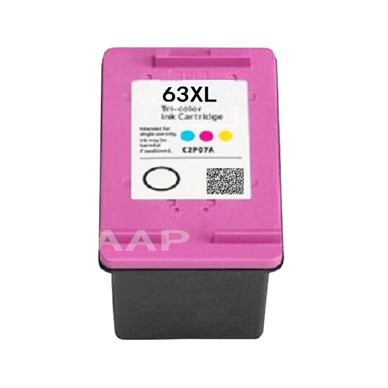 2 Replacement 63XL Ink Cartridge for Refilled HP63XL HP63 F6U64A for ...