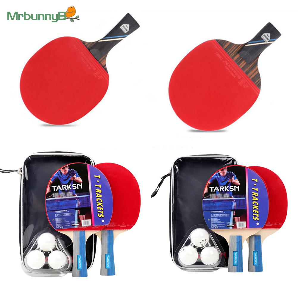 Table Tennis Paddle Set Racket Bar Racket Kit Table Tennis 2 Racket 3 ...