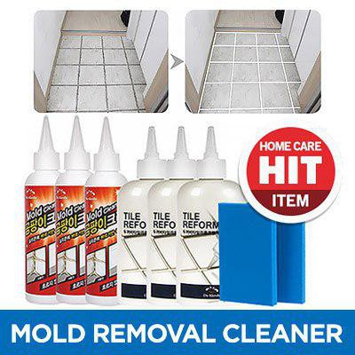 Du KKeobi Tile Reform 99.9% Mold removal Cleaner Repair Kit White Anti ...