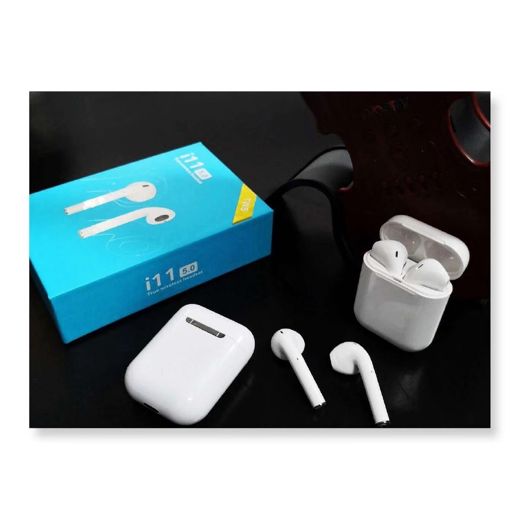 ชุดหูฟังบลูทูธไร้สายสำหรับ New i11 TWS Bluetooth 5.0 Headset ต้นฉบับ ...