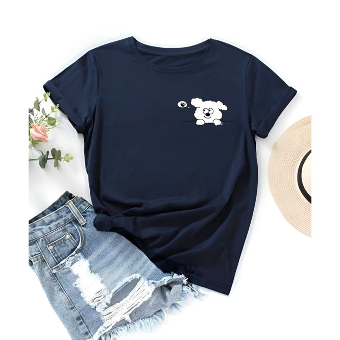 Kaos ผ้าฝ้าย พรีเมี่ยม ไซส์ XS S M L XL 2XL 3XL 4XL 5XL สําหรับผู้หญิง - willy86n2.th - ThaiPick