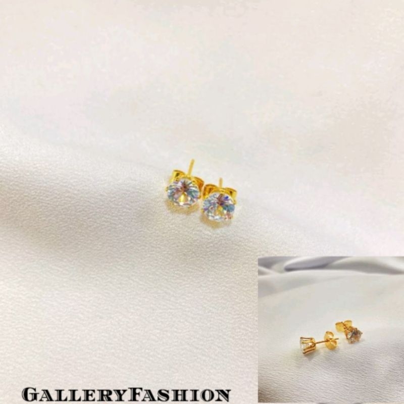 Pay On The Spot ต่างหูไทเทเนียม ชุบทอง 18k 18k ป้องกันสนิม และไม่ก่อให้เกิดอาการแพ้ 316 ลิตร ...