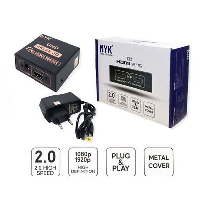 Nyk HDMI Splitter 1-2 พอร์ต - computechhh.th - ThaiPick